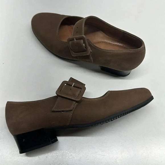 BeautiFeel | Shoes | Beautifeel Suede Mary Jane Comfort Shoes Buckle ...